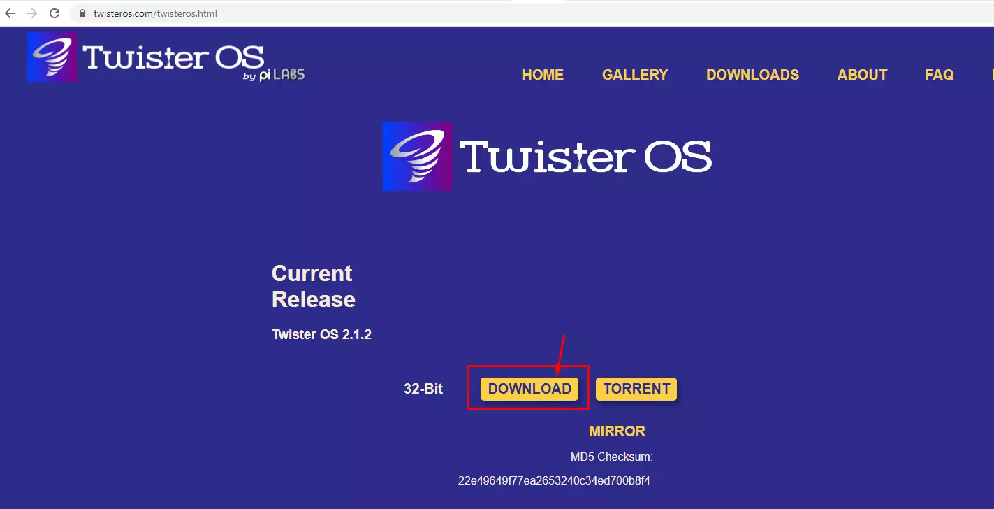 Ungayifaka kanjani i-Twister OS ku-Raspberry Pi 12101_1