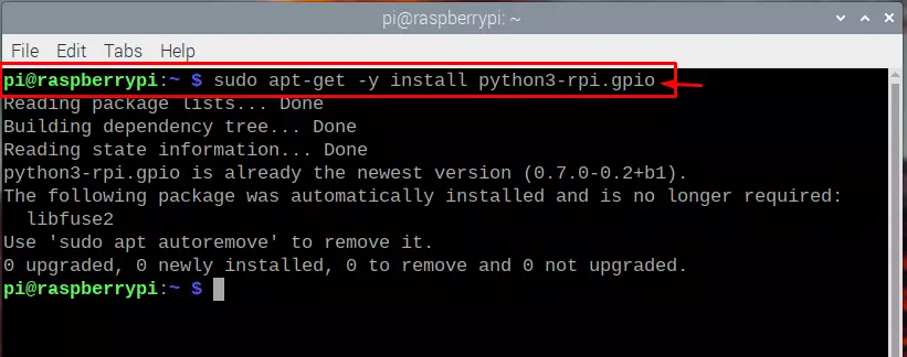 Raspberry Pi 'ਤੇ RPi.GPIO ਲਾਇਬ੍ਰੇਰੀ ਨੂੰ ਕਿਵੇਂ ਸਥਾਪਿਤ ਅਤੇ ਸੈੱਟਅੱਪ ਕਰਨਾ ਹੈ 12102_2