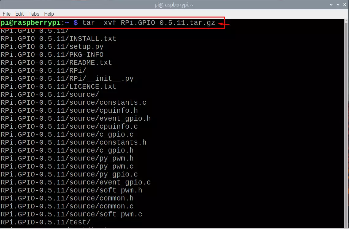 Raspberry Pi இல் RPi.GPIO நூலகத்தை எவ்வாறு நிறுவுவது மற்றும் அமைப்பது 12102_5