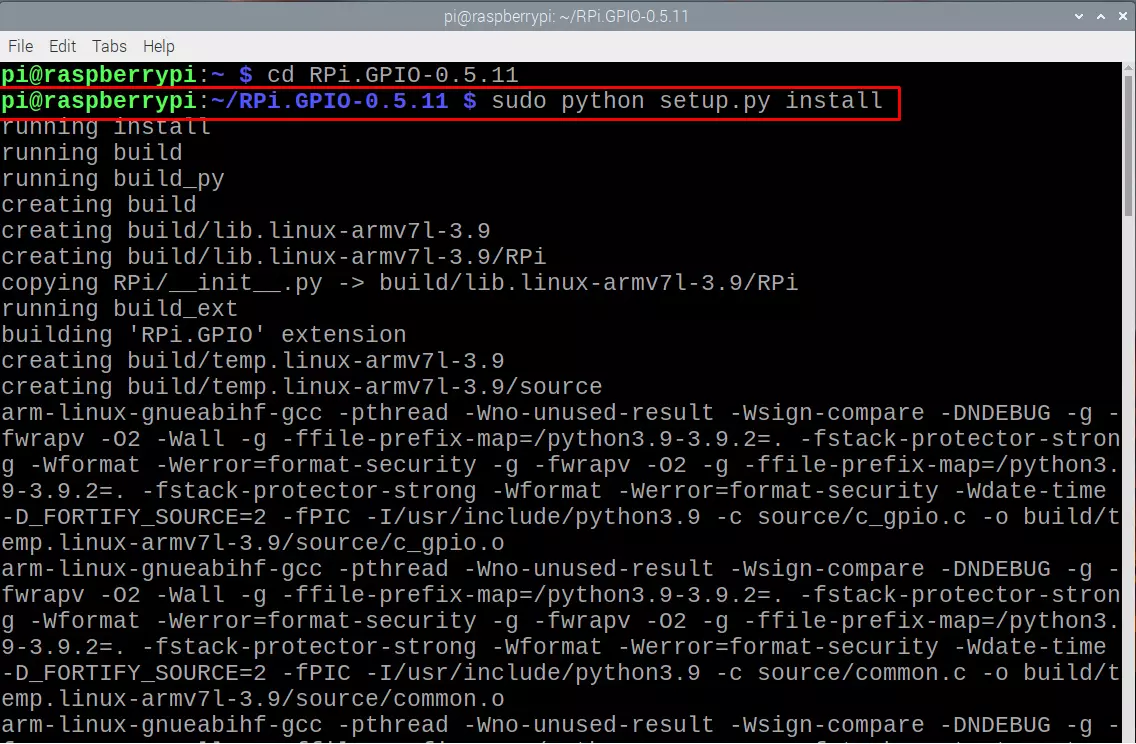 Kā instalēt un iestatīt RPi.GPIO bibliotēku vietnē Raspberry Pi 12102_7