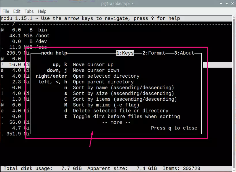 Як прааналізаваць сховішча на Raspberry Pi 4 12103_13