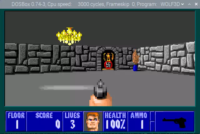 Raspberry Pi غا Wolfenstein 3D نى قانداق ئورنىتىش كېرەك 12105_6