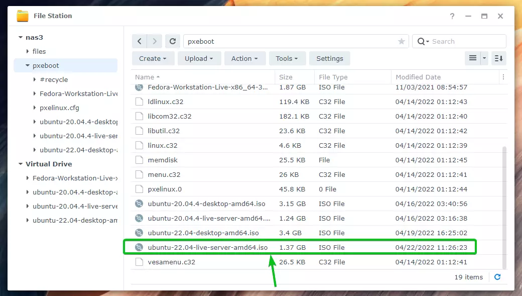 Hvernig á að stilla Synology NAS sem PXE ræsiþjón fyrir Netbooting Linux uppsetningarmyndir með PXELINUX (BIOS útgáfa) 1210_113