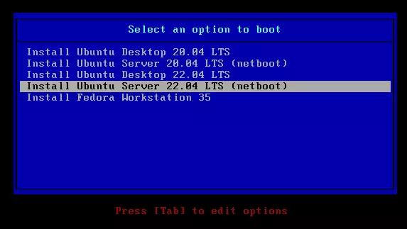 Hvernig á að stilla Synology NAS sem PXE ræsiþjón fyrir Netbooting Linux uppsetningarmyndir með PXELINUX (BIOS útgáfa) 1210_120