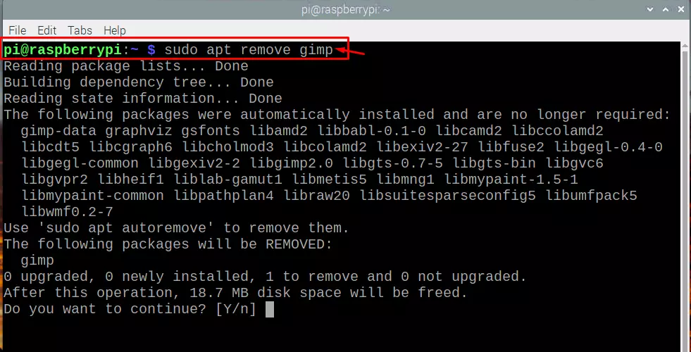 Hoe GIMP op Raspberry Pi te installeren 12111_5