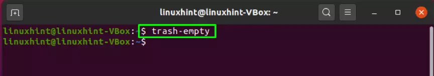 Ubuntu terminalyndan hapalary nädip boşatmaly 12116_13