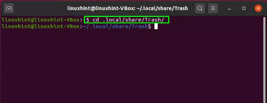 Ubuntu terminalyndan hapalary nädip boşatmaly 12116_2