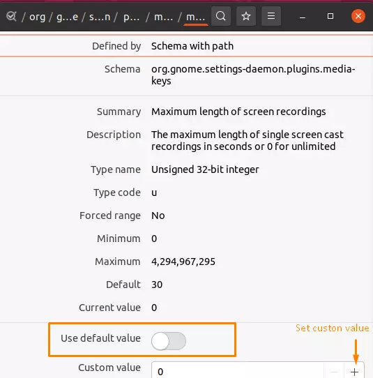 Giunsa ang pagrekord sa usa ka seksyon sa screen sa Ubuntu 12119_11