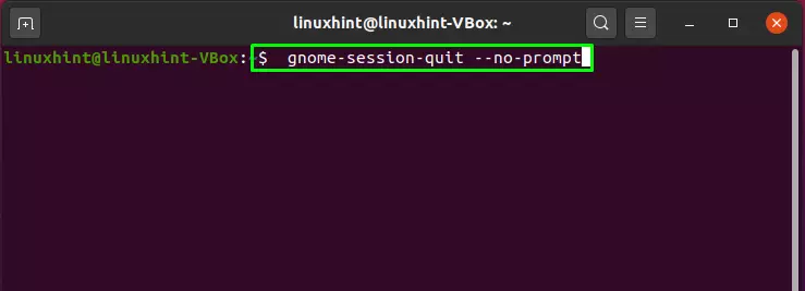 Ubuntu terminalyndan nädip çykmaly 12120_3