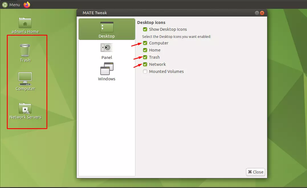 Tweak куралы менен Ubuntu Mate иш тактасын кантип ыңгайлаштыруу керек 12123_4