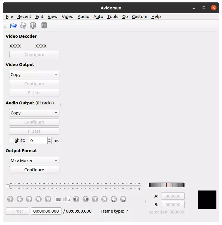 โปรแกรมตัดต่อวิดีโอ Avidemux สำหรับ Linux 12125_7