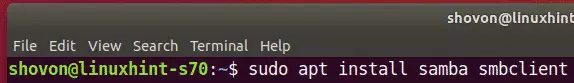 როგორ დააინსტალიროთ Samba Ubuntu-ზე 12154_2
