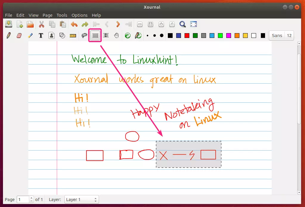 Comment installer et utiliser l'application de prise de notes Xournal sur Ubuntu 12156_13