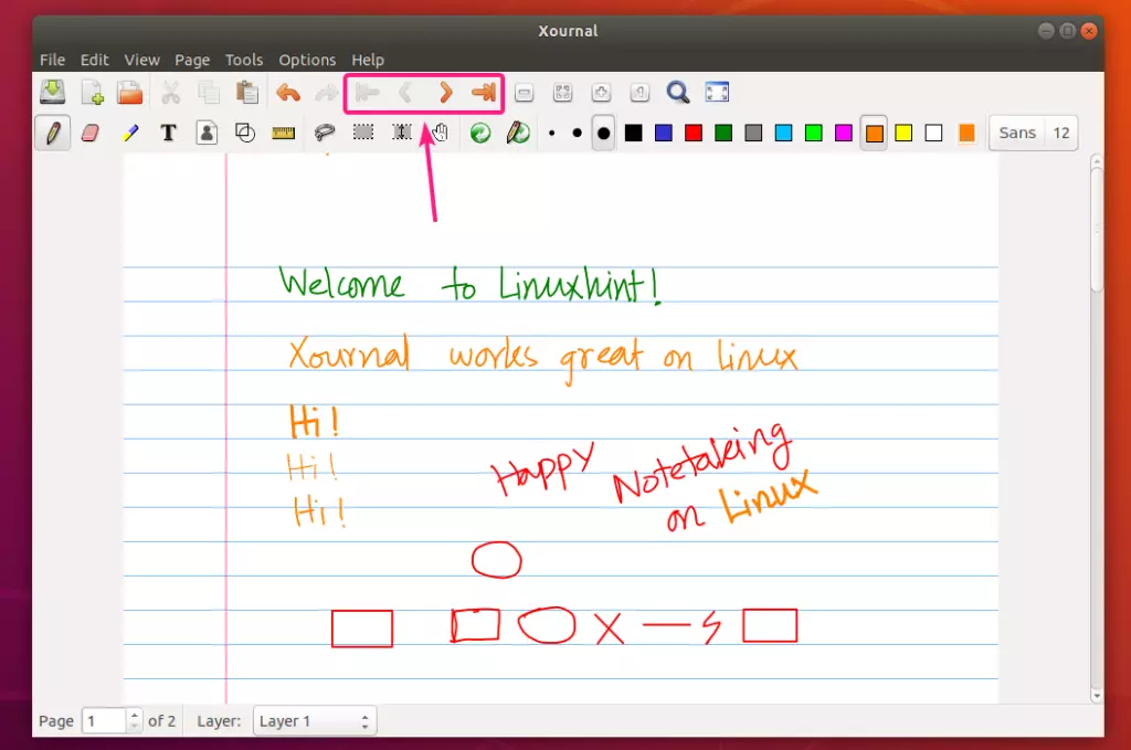 Kako namestiti in uporabljati aplikacijo Xournal Note Taking App na Ubuntu 12156_17