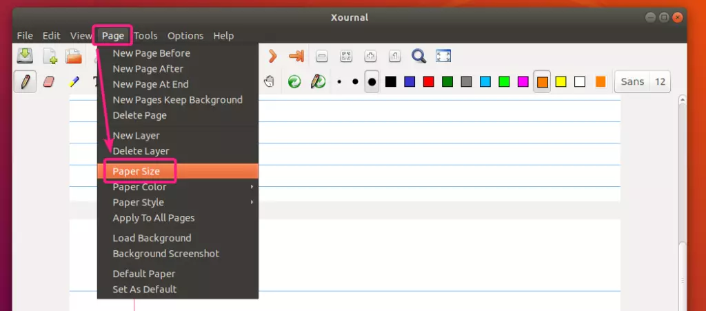 Cara Memasang dan Menggunakan Apl Mengambil Nota Xournal pada Ubuntu 12156_20