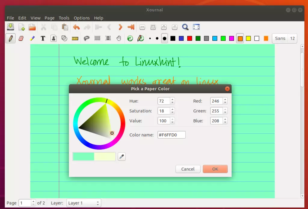 Cara Memasang dan Menggunakan Apl Mengambil Nota Xournal pada Ubuntu 12156_24