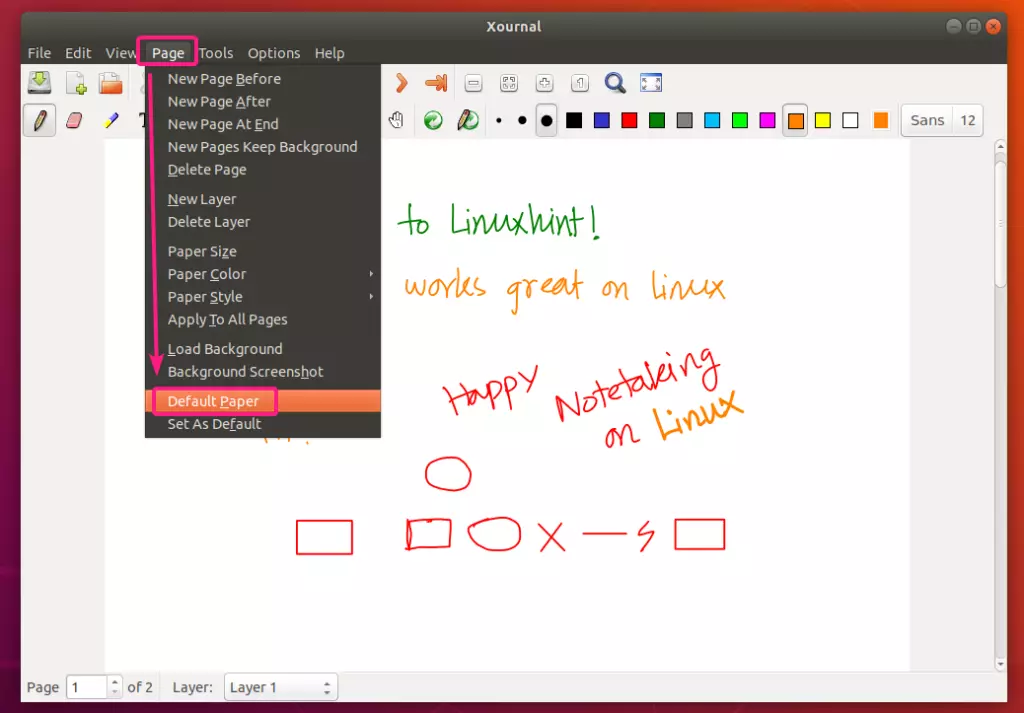 Como instalar e usar o aplicativo de anotações Xournal no Ubuntu 12156_29