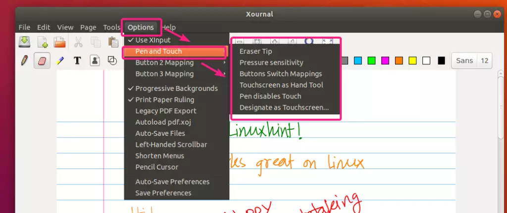 Hoe de Xournal Note Taking-app op Ubuntu te installeren en te gebruiken 12156_31