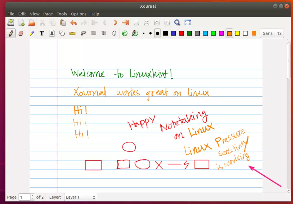 Πώς να εγκαταστήσετε και να χρησιμοποιήσετε την εφαρμογή Xournal Note Takeing στο Ubuntu 12156_32