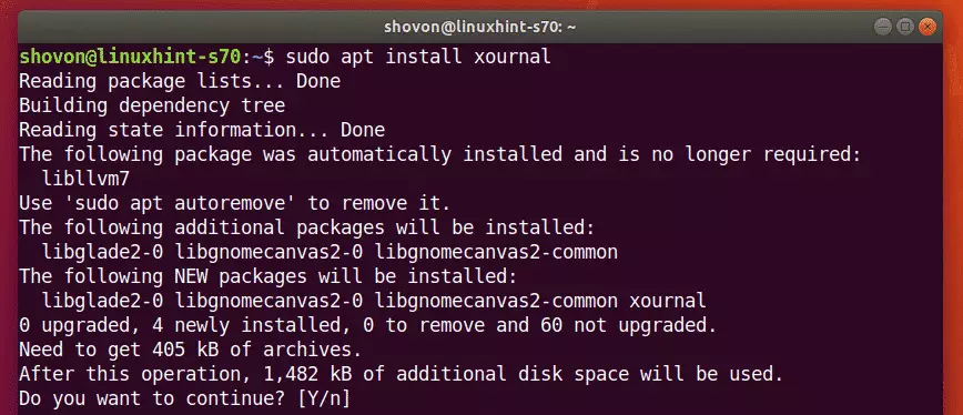 Como instalar e usar a aplicación de toma de notas Xournal en Ubuntu 12156_4