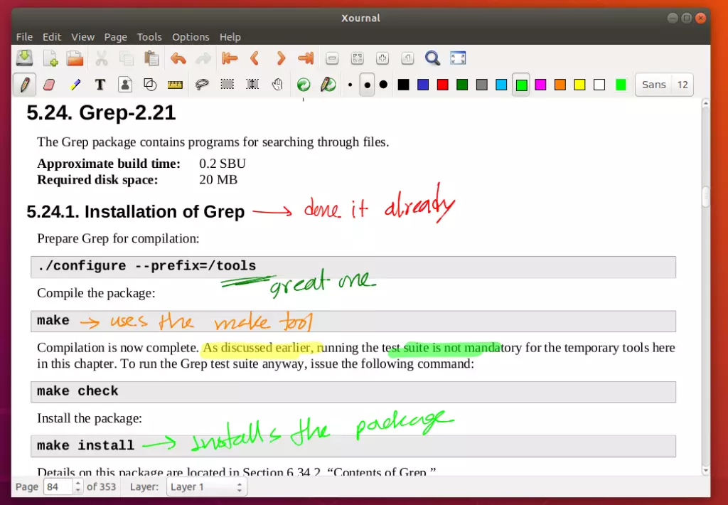 Cara Memasang dan Menggunakan Apl Mengambil Nota Xournal pada Ubuntu 12156_42