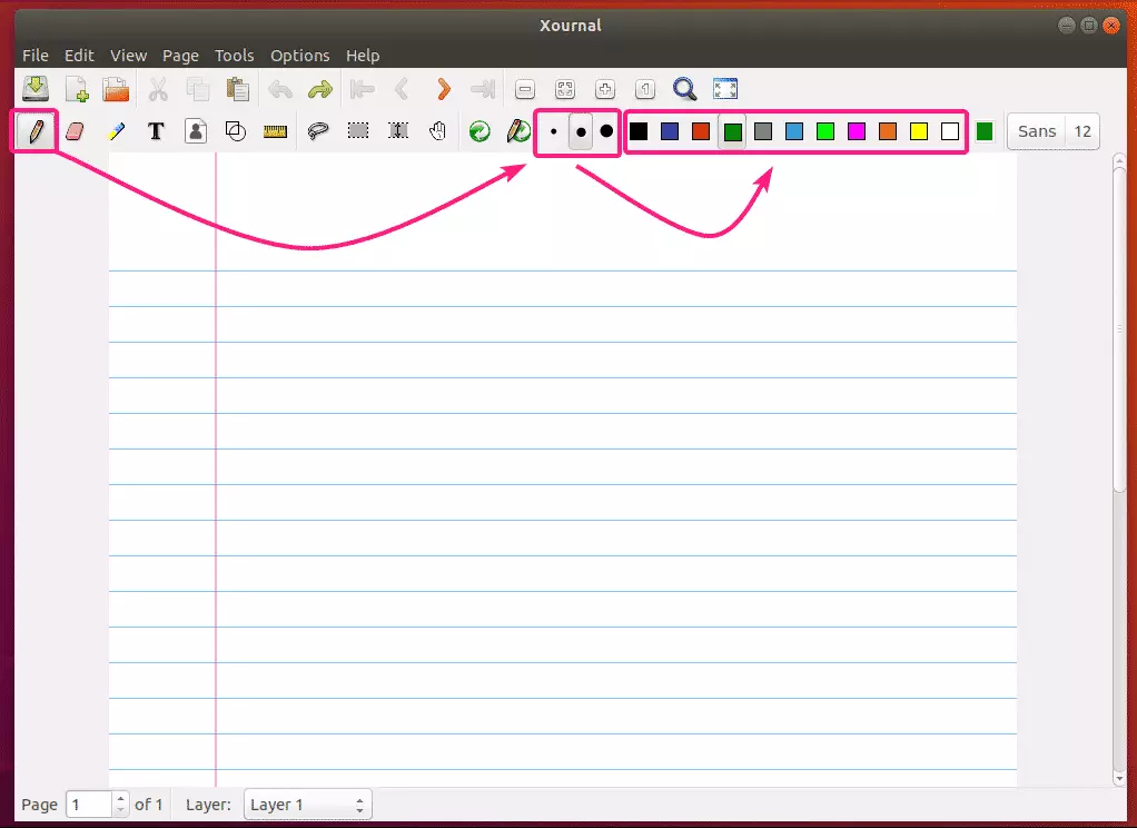 Cara Memasang dan Menggunakan Apl Mengambil Nota Xournal pada Ubuntu 12156_9