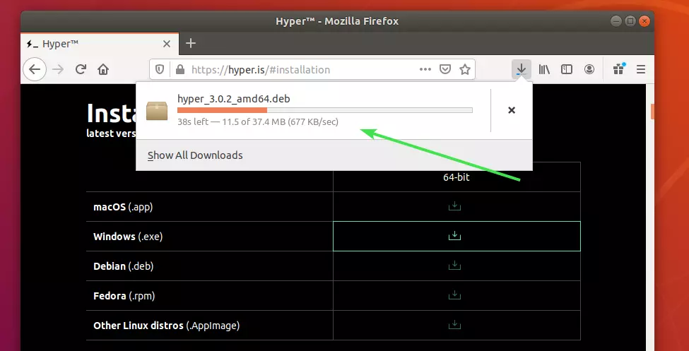 Mokhoa oa ho kenya le ho sebelisa Hyper Terminal ho Ubuntu 18.04 LTS 12159_4