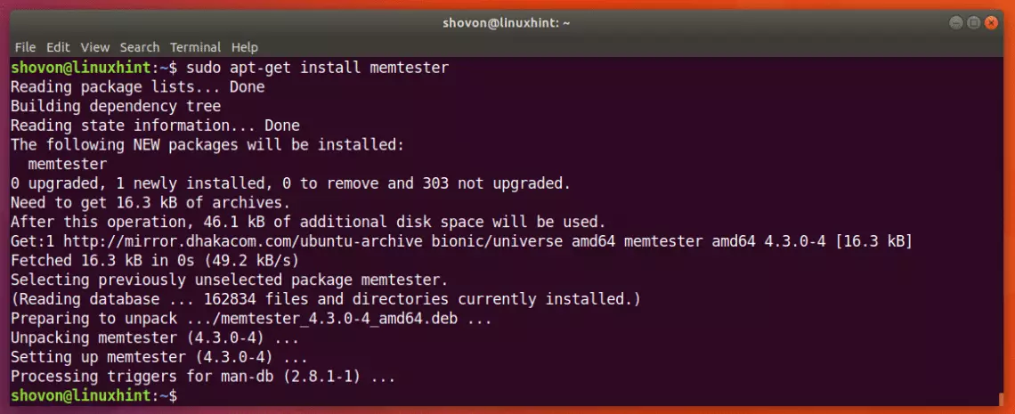 Hvordan sjekke RAM-en din på Ubuntu 12161_11
