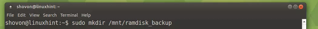 Een Ramdisk maken en gebruiken op Ubuntu 18.04 12162_12