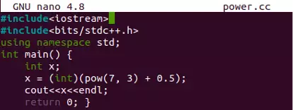 Exponenten in C++ om een getal in macht te verhogen 12179_4