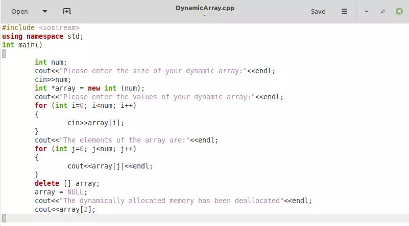 Dynamiskt allokerad Array C++ 12182_5