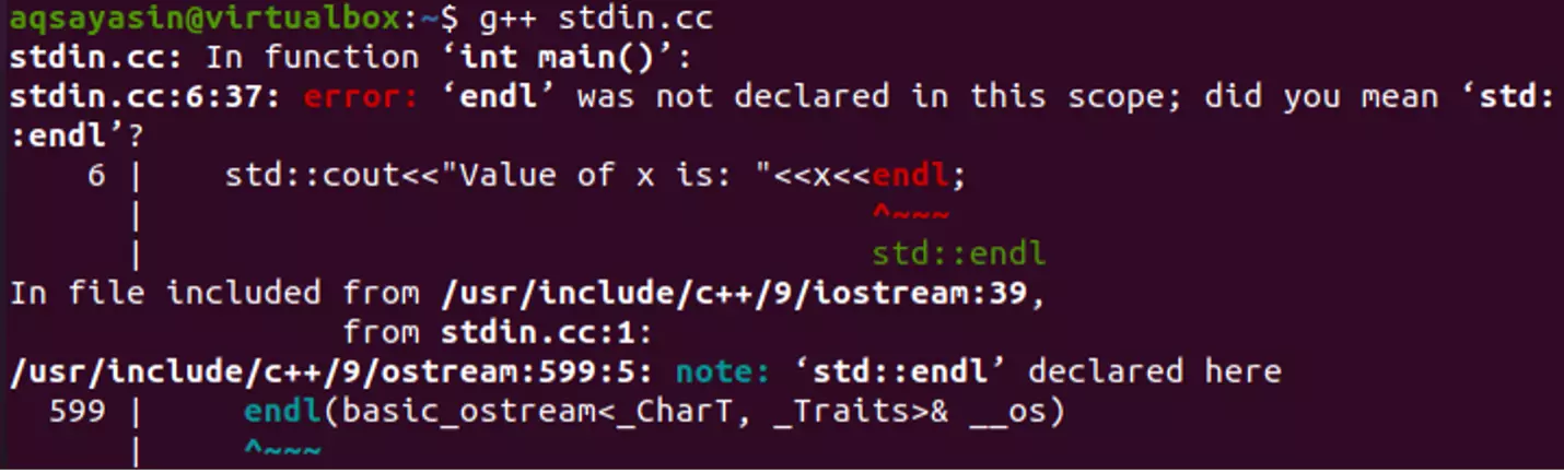 C++ std::cin ஐப் பயன்படுத்துகிறது 12185_5