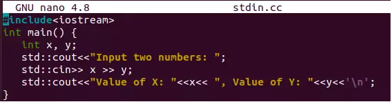 C++ std::cin ஐப் பயன்படுத்துகிறது 12185_8