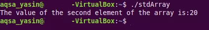 std ::array ಅನ್ನು ಹೇಗೆ ಬಳಸುವುದು 12190_10