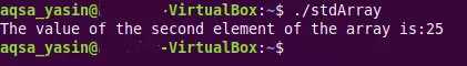 std ::array ಅನ್ನು ಹೇಗೆ ಬಳಸುವುದು 12190_12