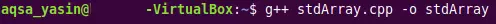 std ::array ಅನ್ನು ಹೇಗೆ ಬಳಸುವುದು 12190_2