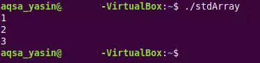 Unsaon Paggamit ang std::array 12190_4