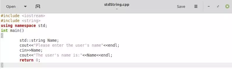 Kako koristiti std::string 12194_7