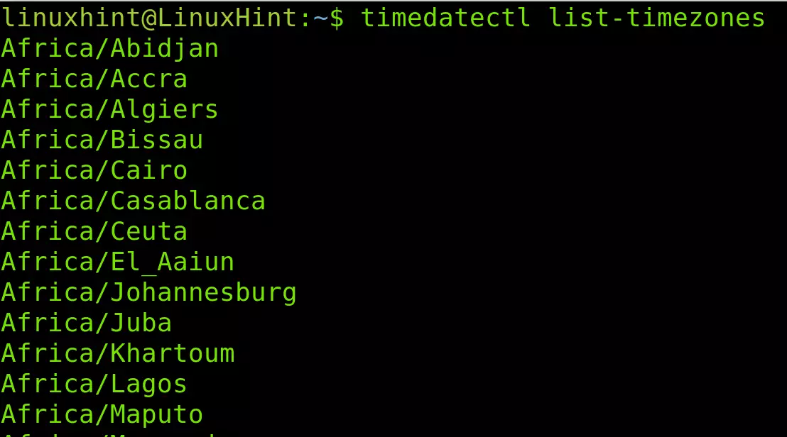 Linux에서 시간대를 변경하는 방법 121_3