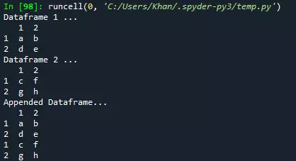 Pandas DataFrame Append 12211_2