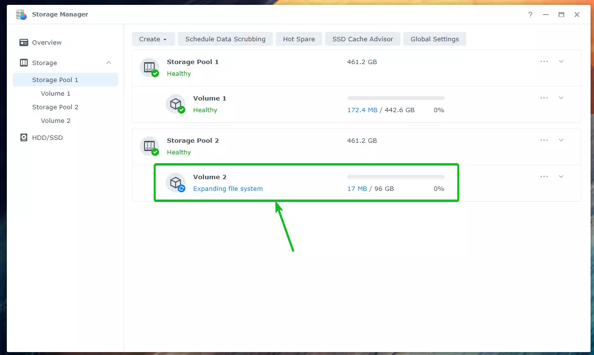 Kumaha Kumaha Kuring Ngaronjatkeun Volume (Spasi Disk) dina Synology? 1221_7