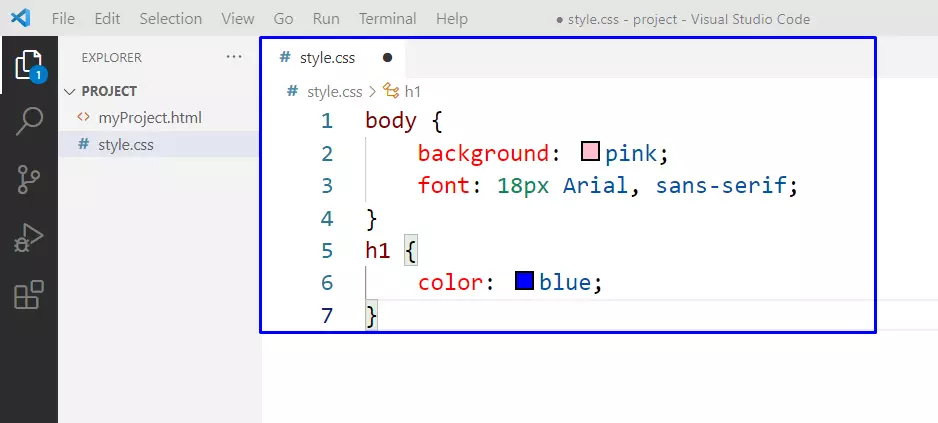 چگونه یک فایل CSS را در HTML اضافه کنیم 12227_3