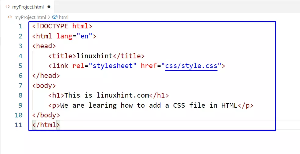 چگونه یک فایل CSS را در HTML اضافه کنیم 12227_4