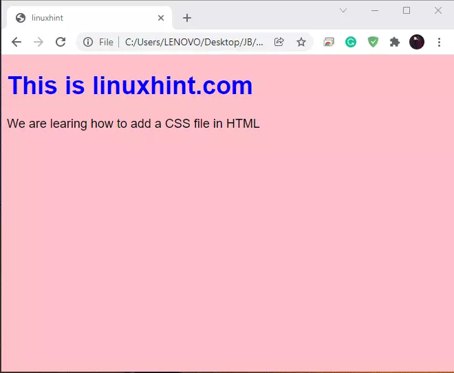 چگونه یک فایل CSS را در HTML اضافه کنیم 12227_5