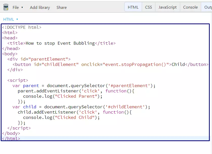 Event Bubbling of Event Capture in JavaScript 12228_5