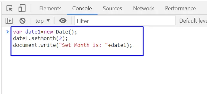 JavaScript तारीख सेट पद्धती 12231_3