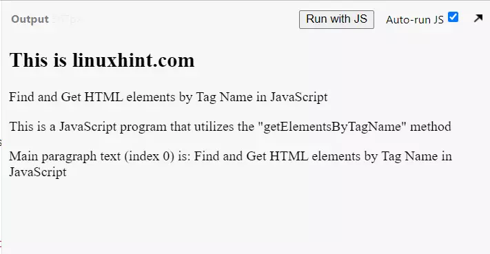如何在 JavaScript 中查找和獲取 HTML 元素 12235_4
