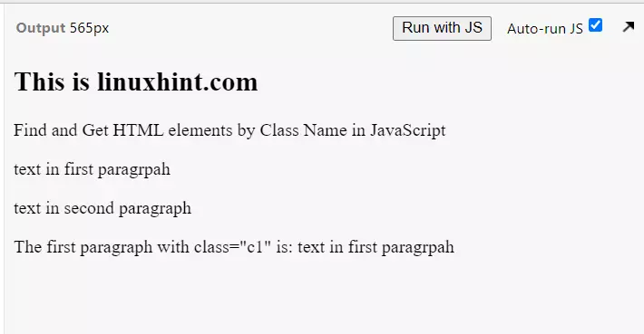 如何在 JavaScript 中查找和獲取 HTML 元素 12235_8