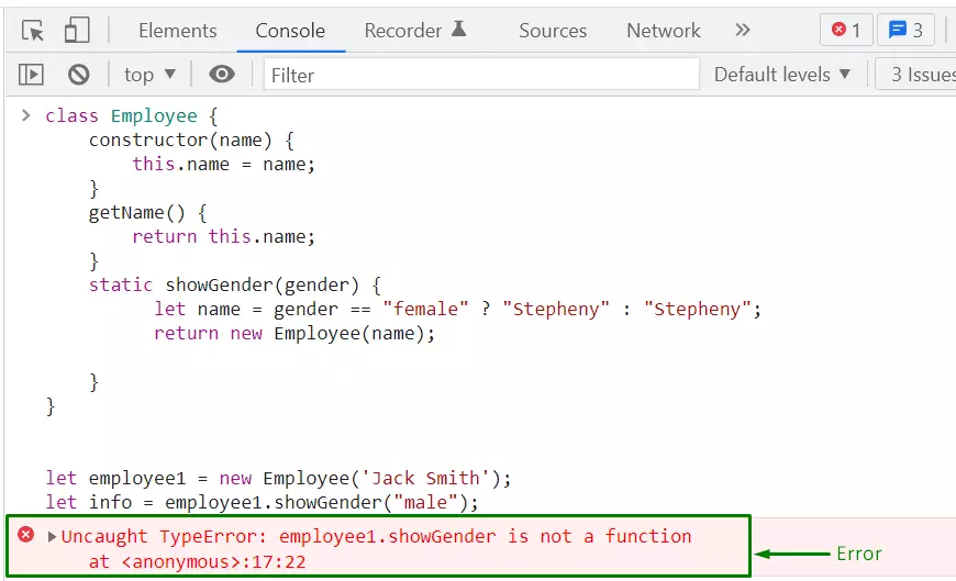 JavaScript تۇراقلىق سىنىپ ئۇسۇلى 12238_2