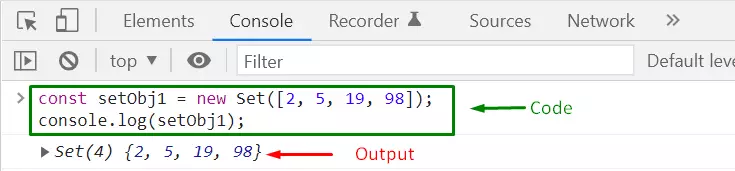 Object Set Methods hauv JavaScript 12240_1